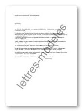 Modèle et exemple de lettres type : Mise en demeure de réparation gratuite